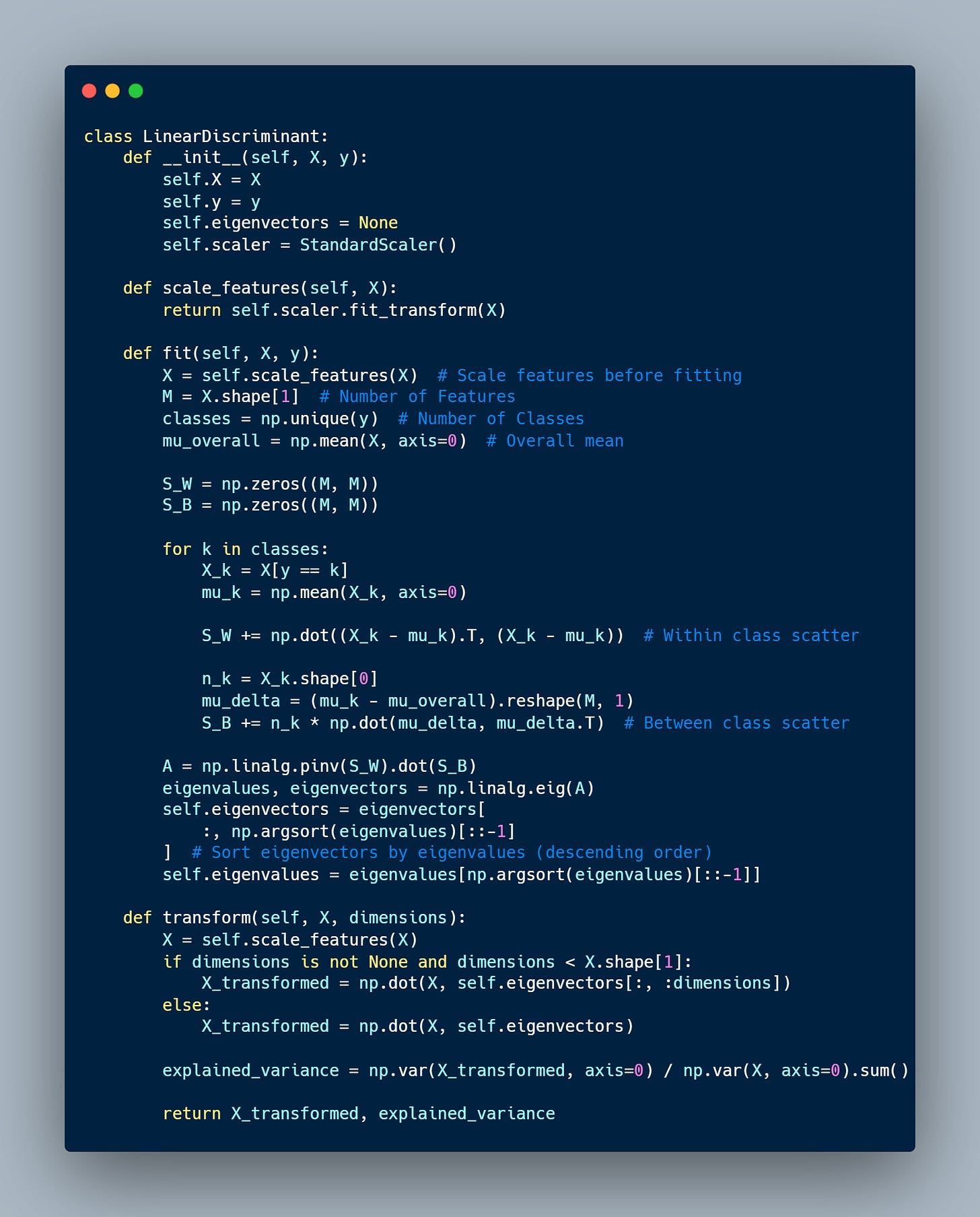 Linear Discriminant Analysis - A Comprehensive Guide