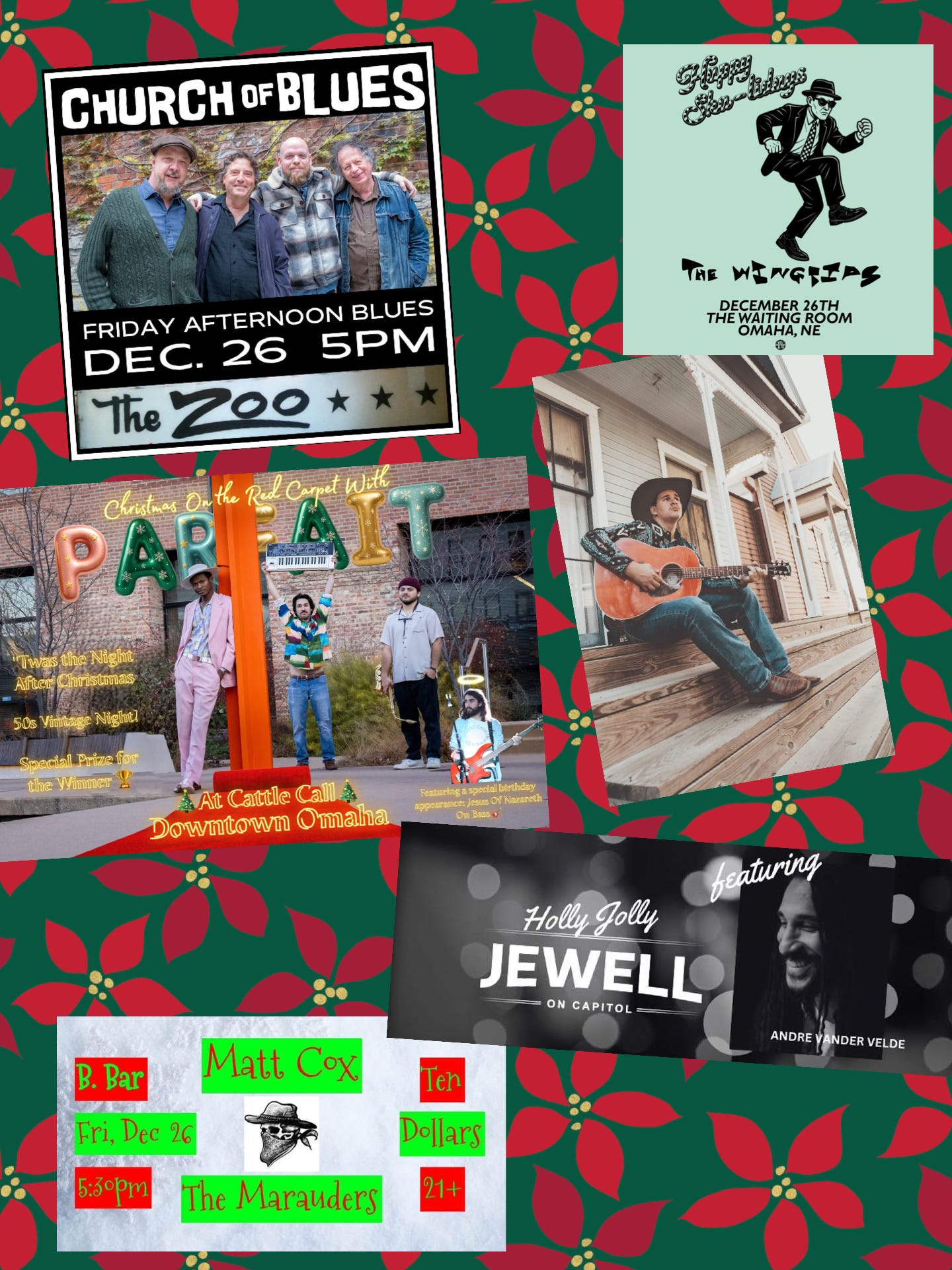 Area Bands and Artists Take the Stage for the Friday After Christmas