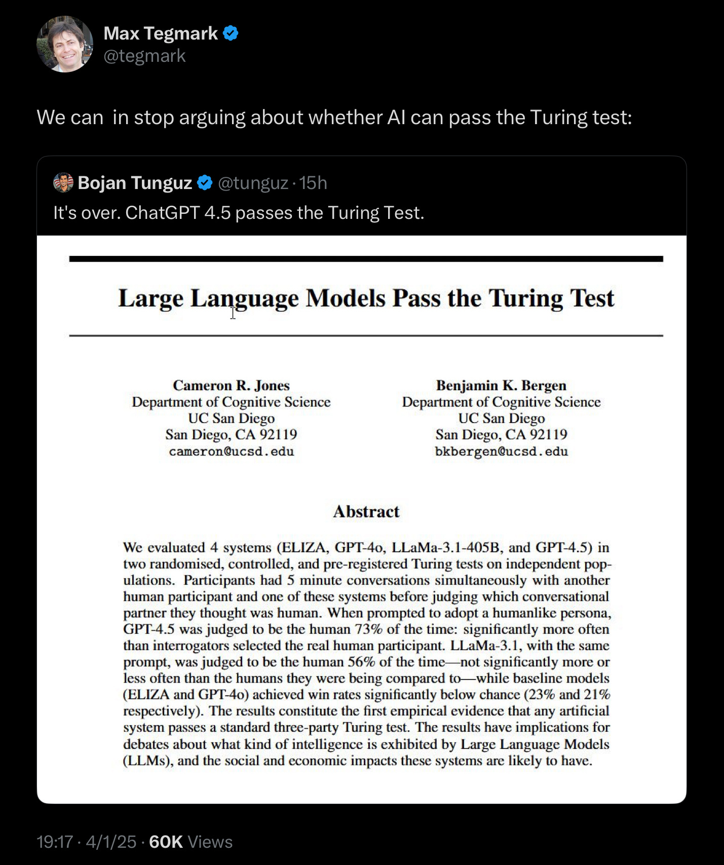 AI has (sort of) passed the Turing Test; here’s why that hardly matters