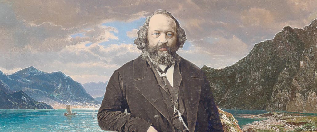 Mikhail Bakunin - by Dominic Black - Roses and Resistance
