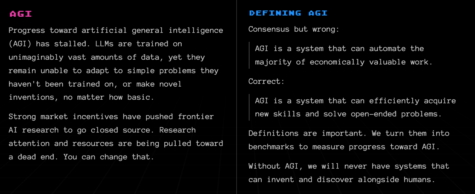 ARC - benchmark, challenge, prize - by Kendra Vant