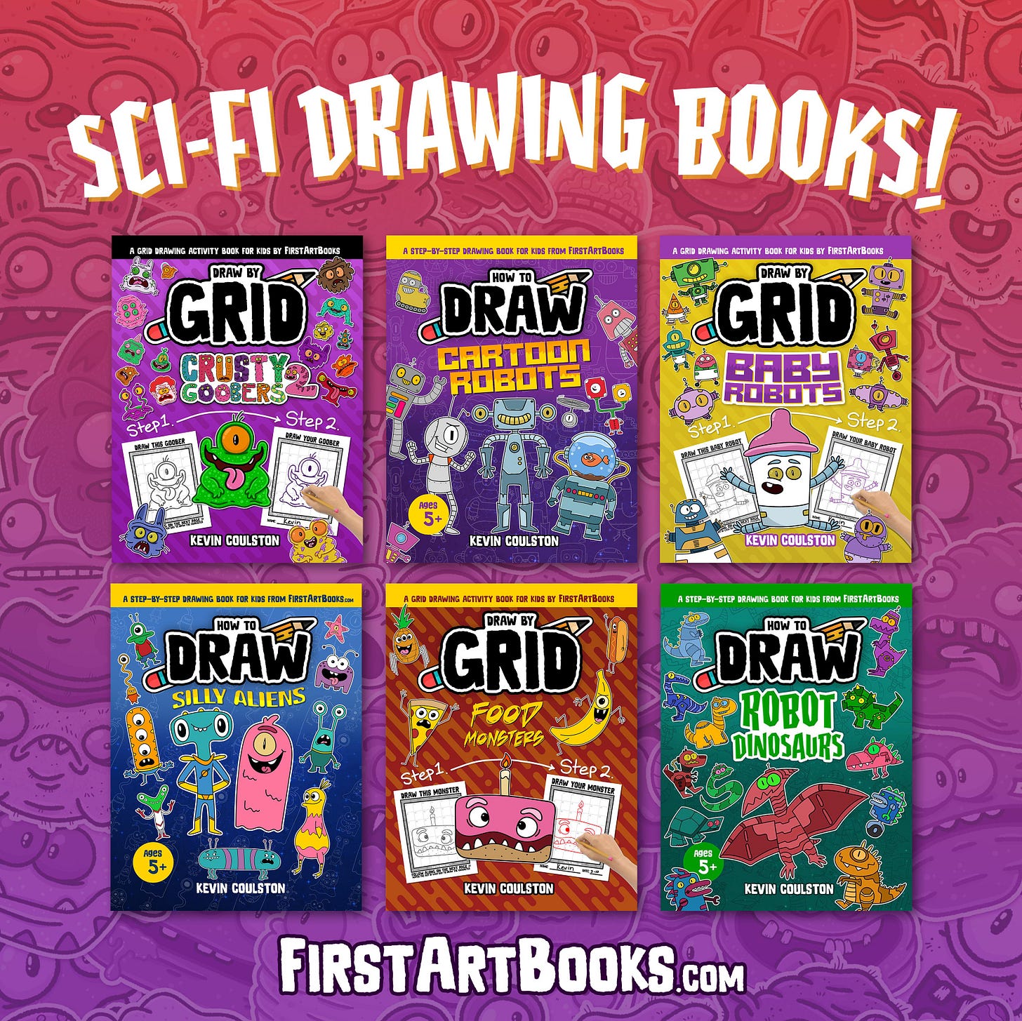 New Book: Learn To Draw Baby Robots - A Fun Easy-to-Follow Grid Drawing ...