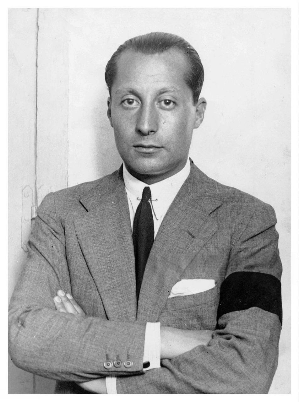 A Portrait of José Antonio Primo de Rivera - by Dan Rouse
