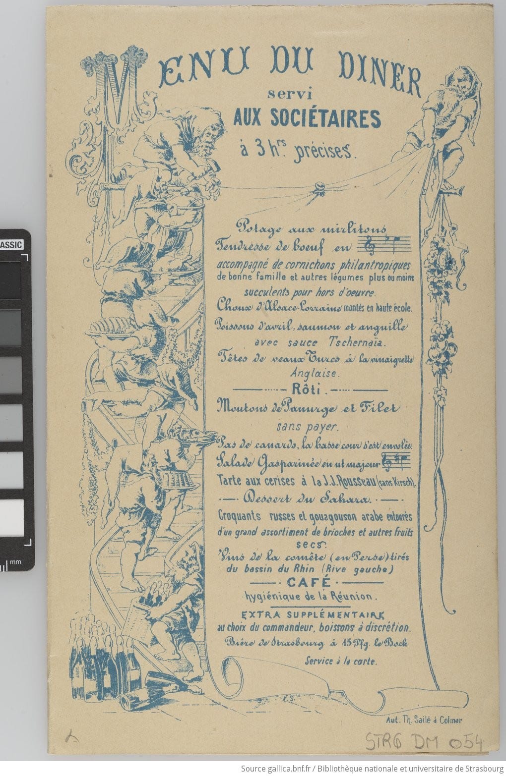 My discovery of old French menus! - by Jenn Bragg