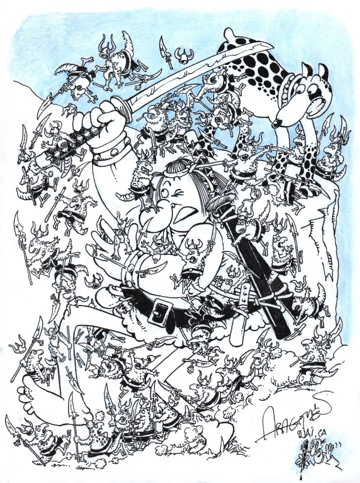 Artist Spotlight: Sergio Aragonés - by Jason Chatfield