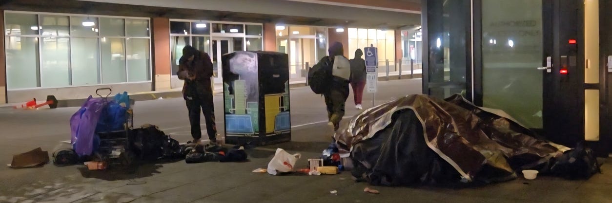 Pearl District volunteers say Northrup Shelter area getting worse