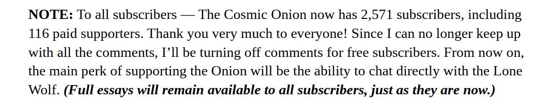 ⛓️Guarding Your Own Cage - The Cosmic Onion