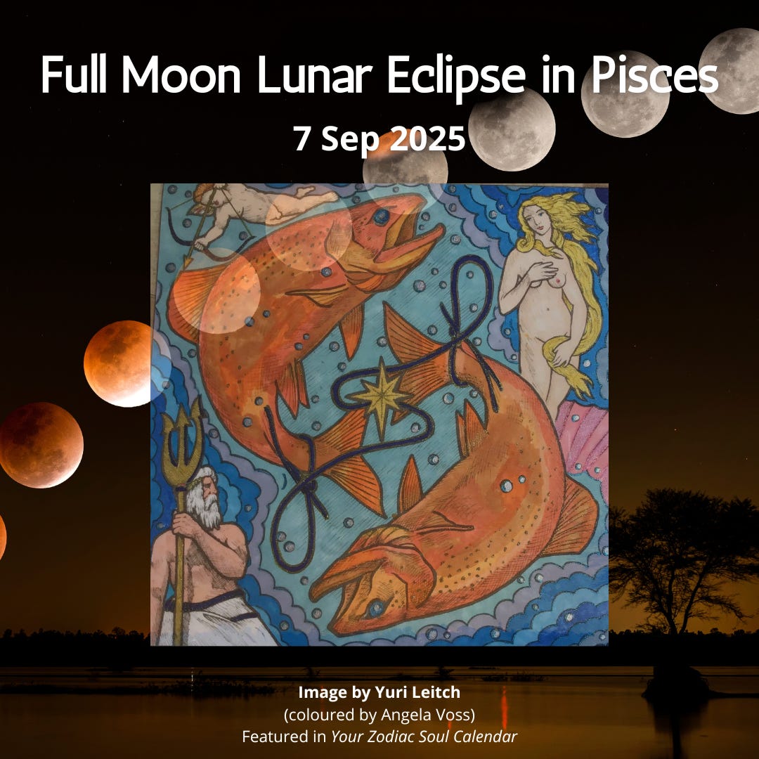 Full Moon Lunar Eclipse in Pisces