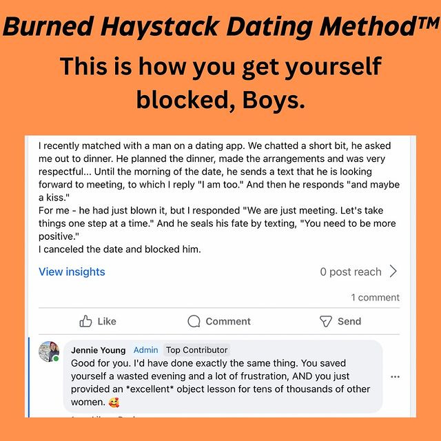 burned haystack method