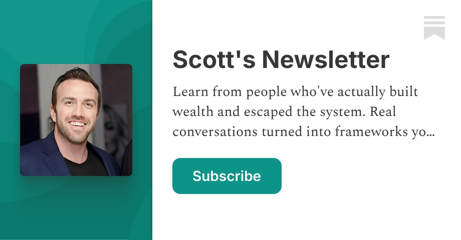 Scott's Newsletter | Substack