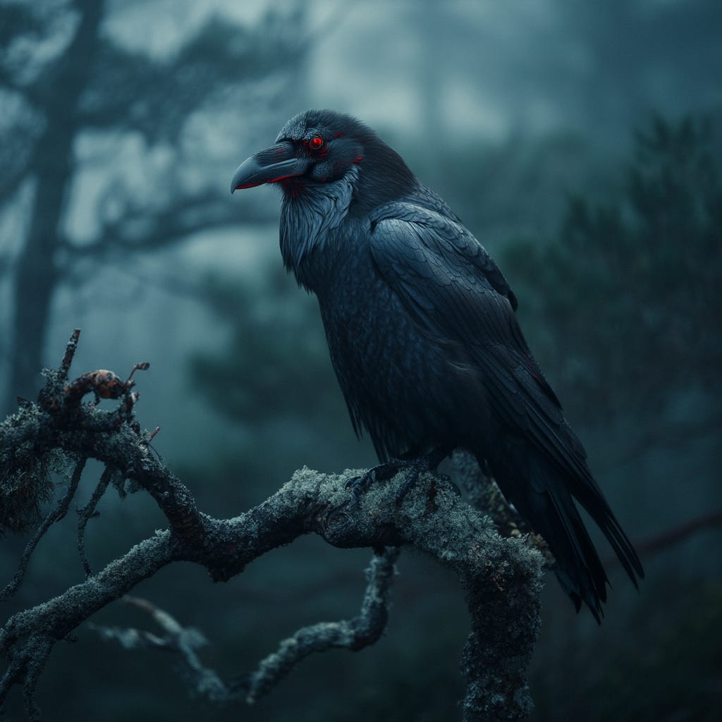 Myth of the Day: Valravn - Mythology: Gods and Monsters