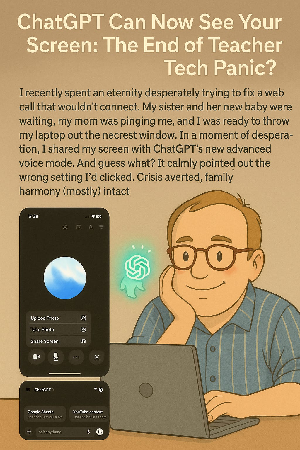 Screen-Sharing with ChatGPT: The Teacher’s New Digital Assistant