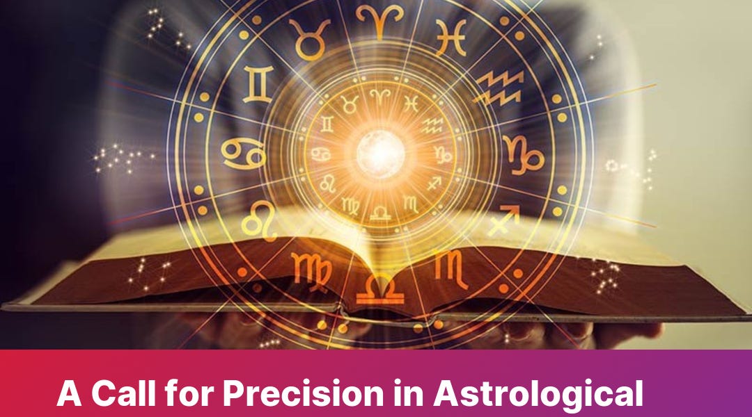 A Call for Precision in Astrological Timekeeping: Correcting the ...