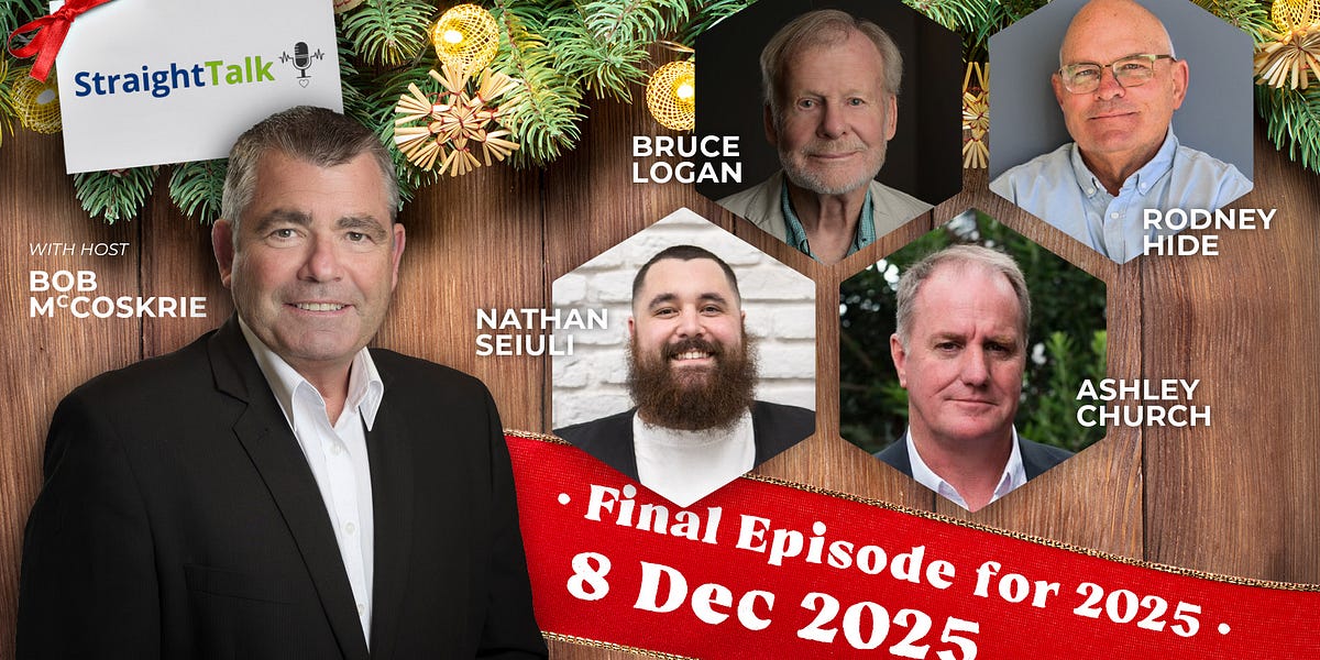 StraightTalk - 8 December 2025 - McBlog with Bob McCoskrie