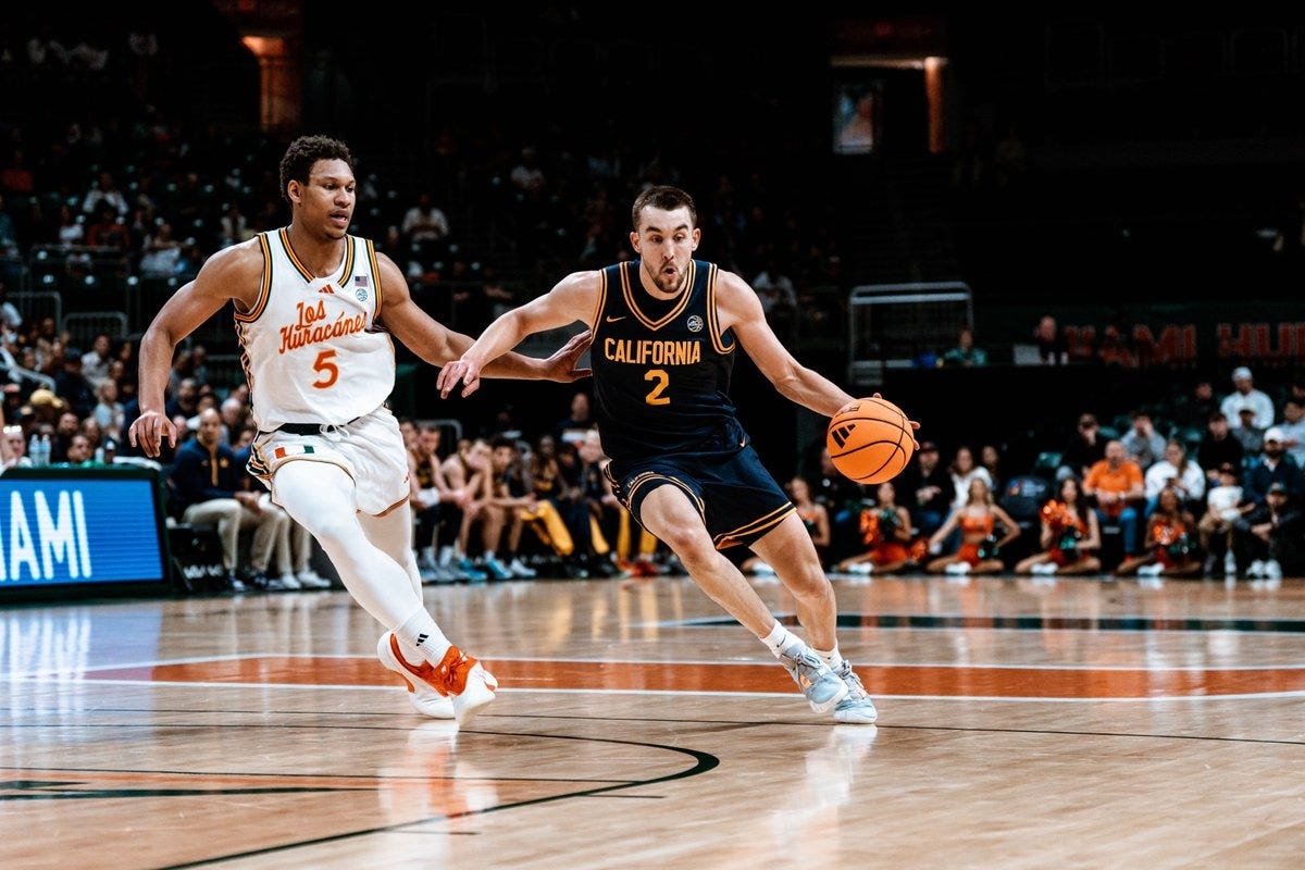 Cal Outlasts Miami in a Hard-Fought 86-85 Victory