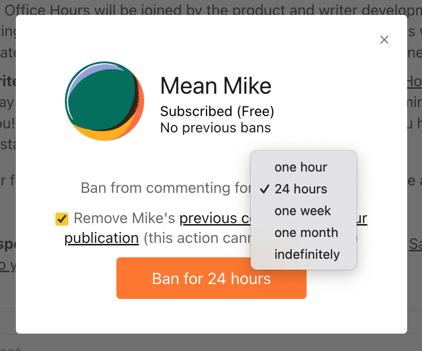 A guide to Substack’s moderation tools - On Substack