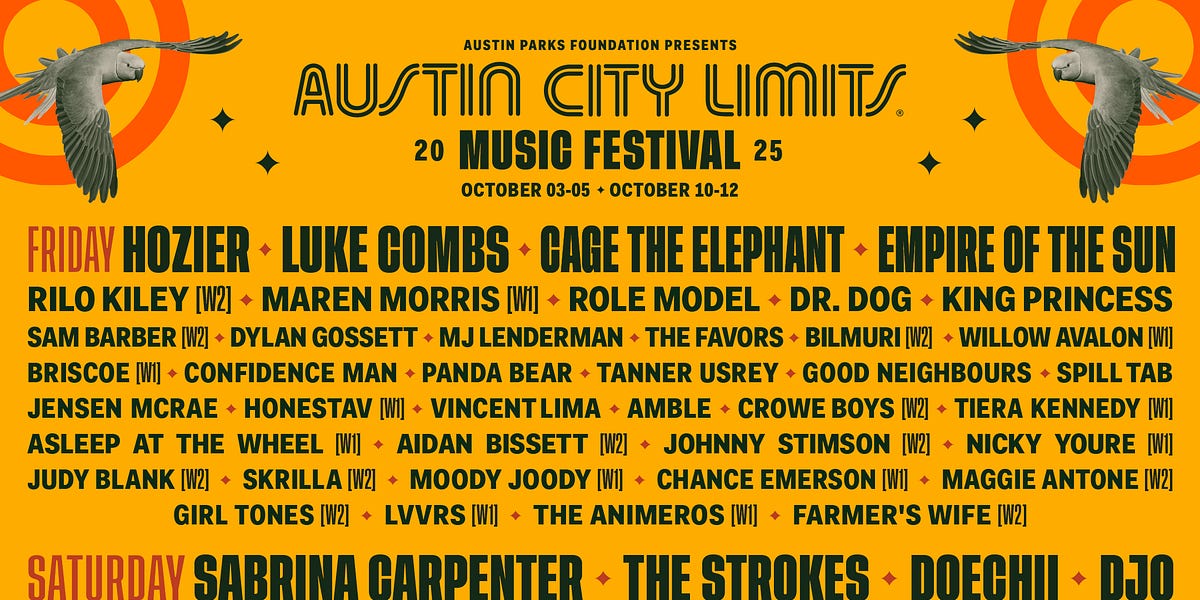 ACL 2025: Austin’s Biggest Music and Food Festival Returns With New ...
