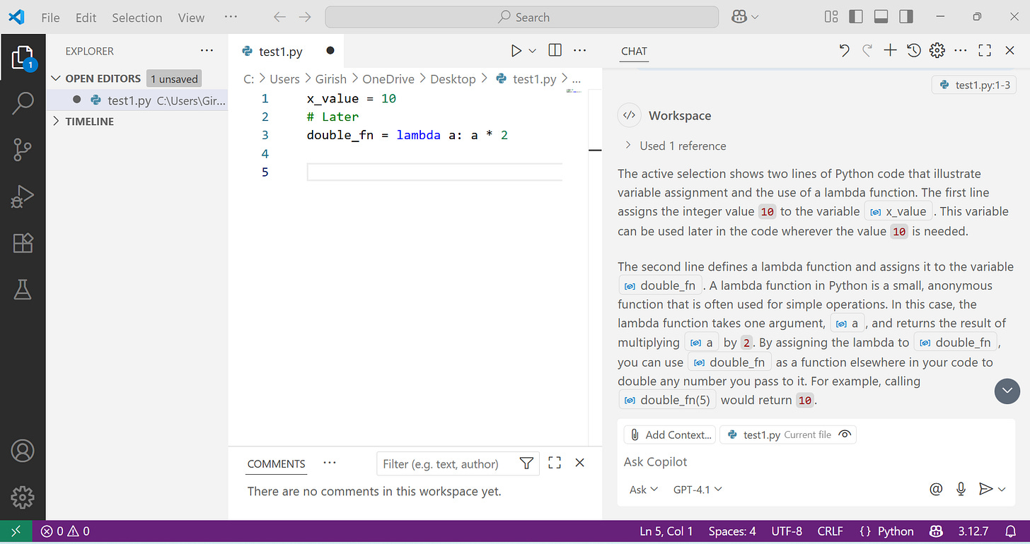 Unleashing GitHub Copilot in Visual Studio Code: A Developer’s AI ...
