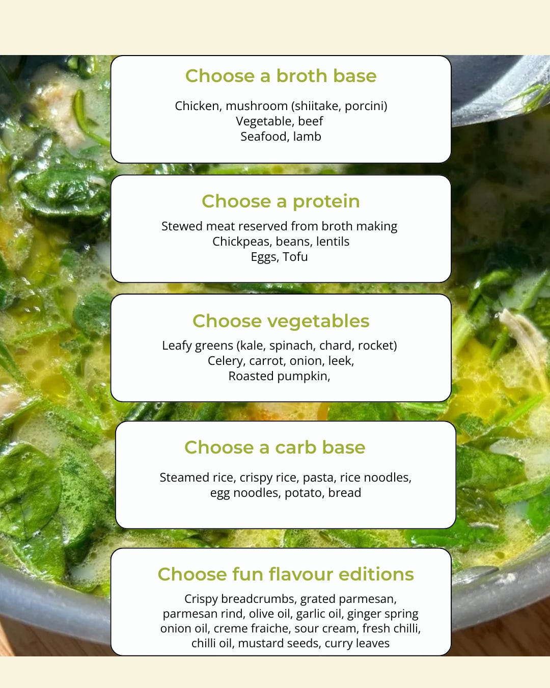 Build a broth bowl - by Tahlia BROTH FIEND - BROTH FIEND
