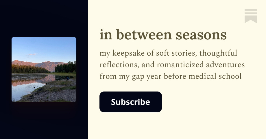 in between seasons | em | Substack