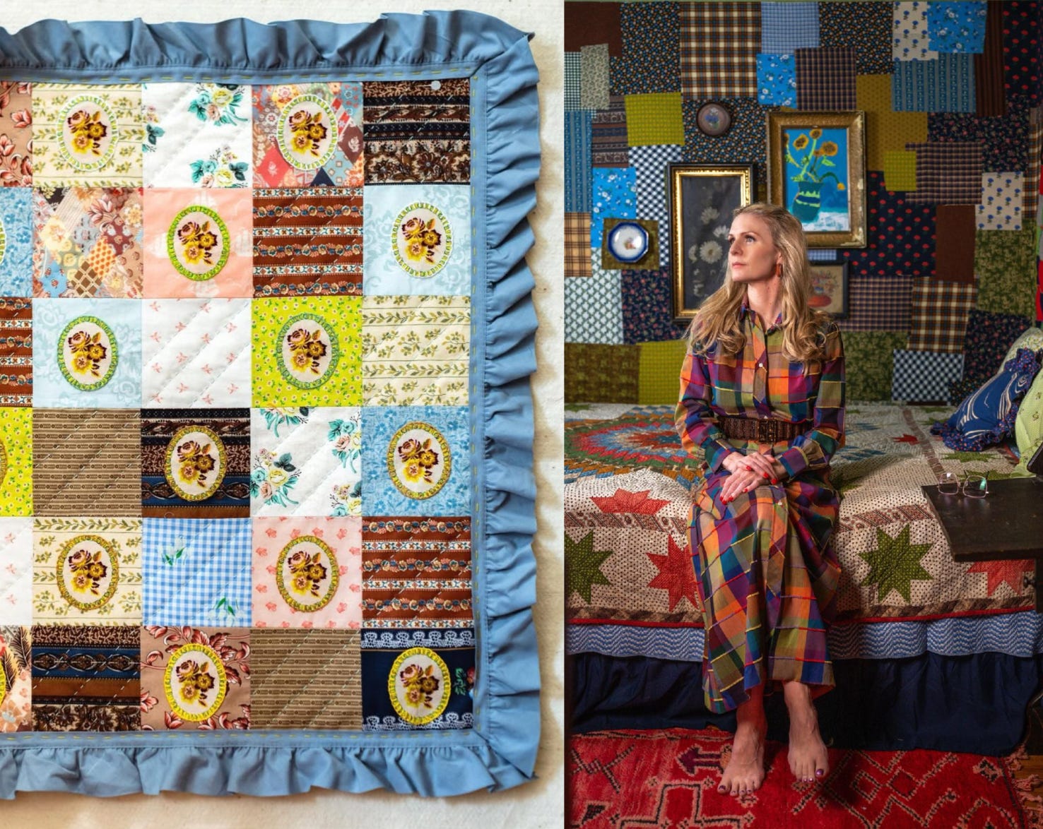 Studio Visit: Nissa Sorenson, Quilt Maker in Kendall Jenner AD Home