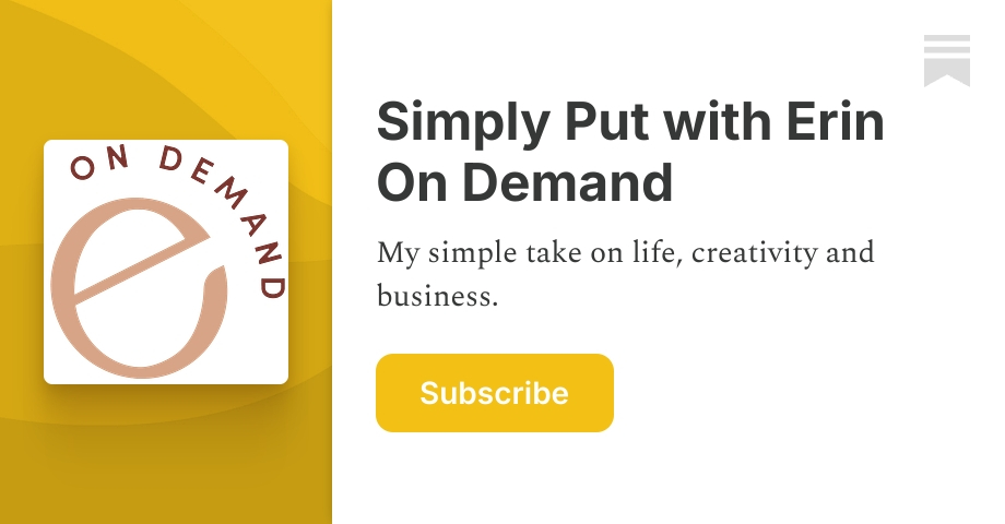 Simply Put with Erin On Demand | Substack