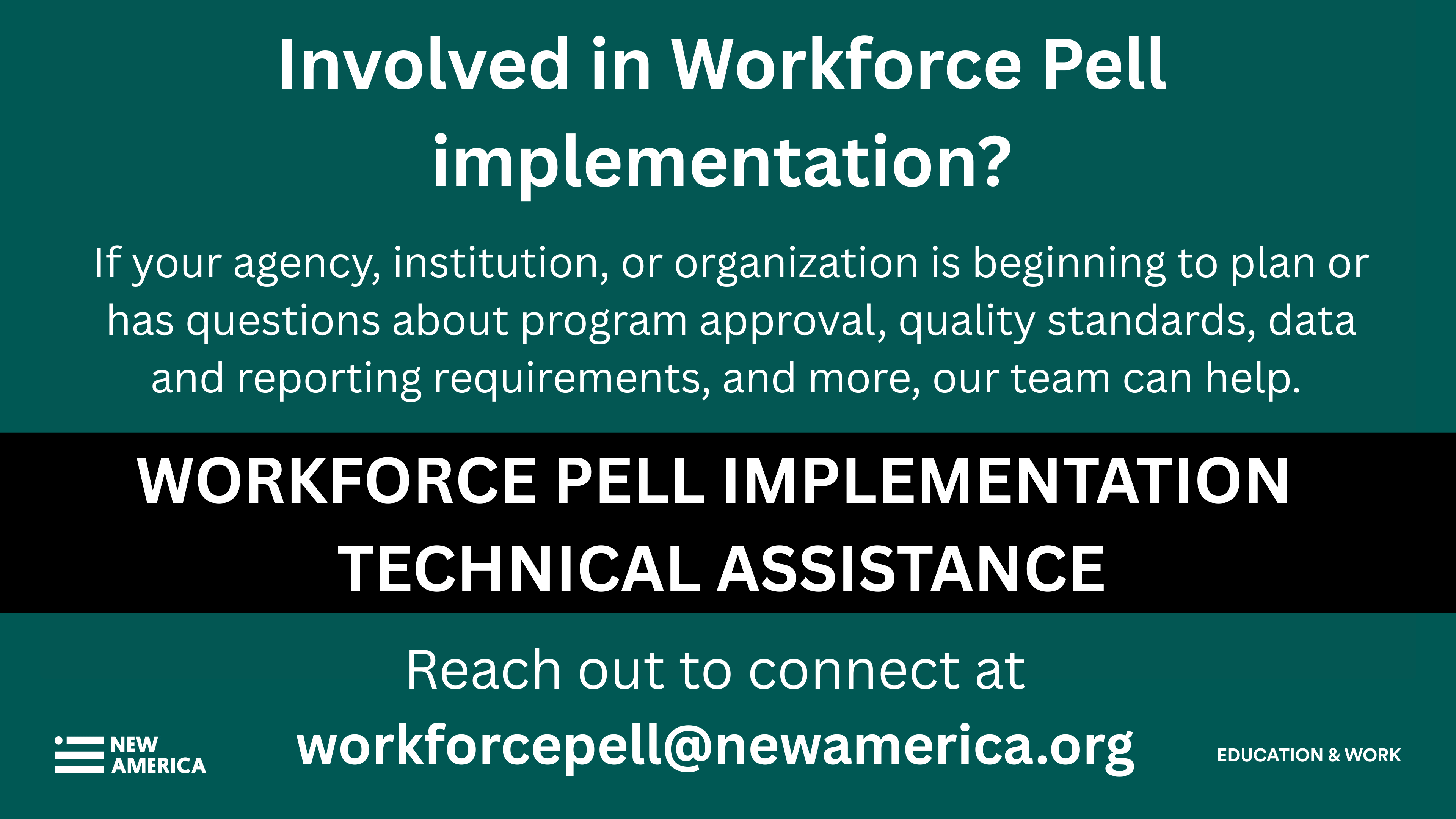 Implementing Workforce Pell: Data & State Legislation