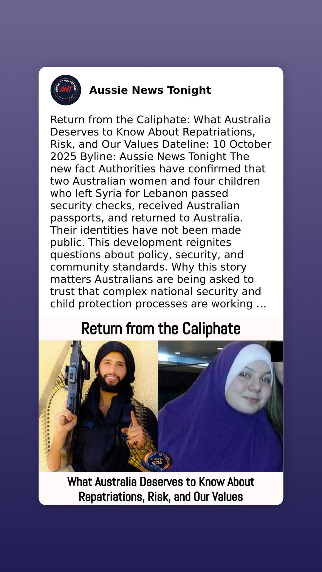 What You Need to Know About ISIS Brides - by David J Thomas