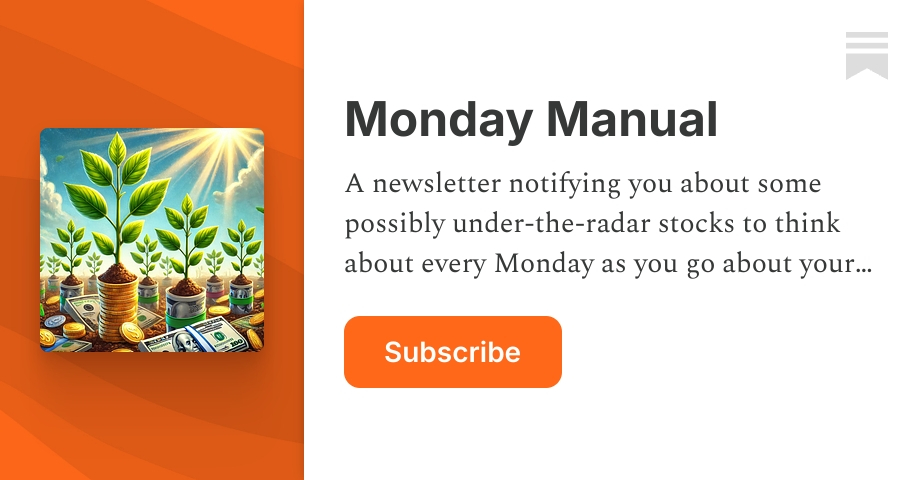 Monday Manual | Edward | Substack