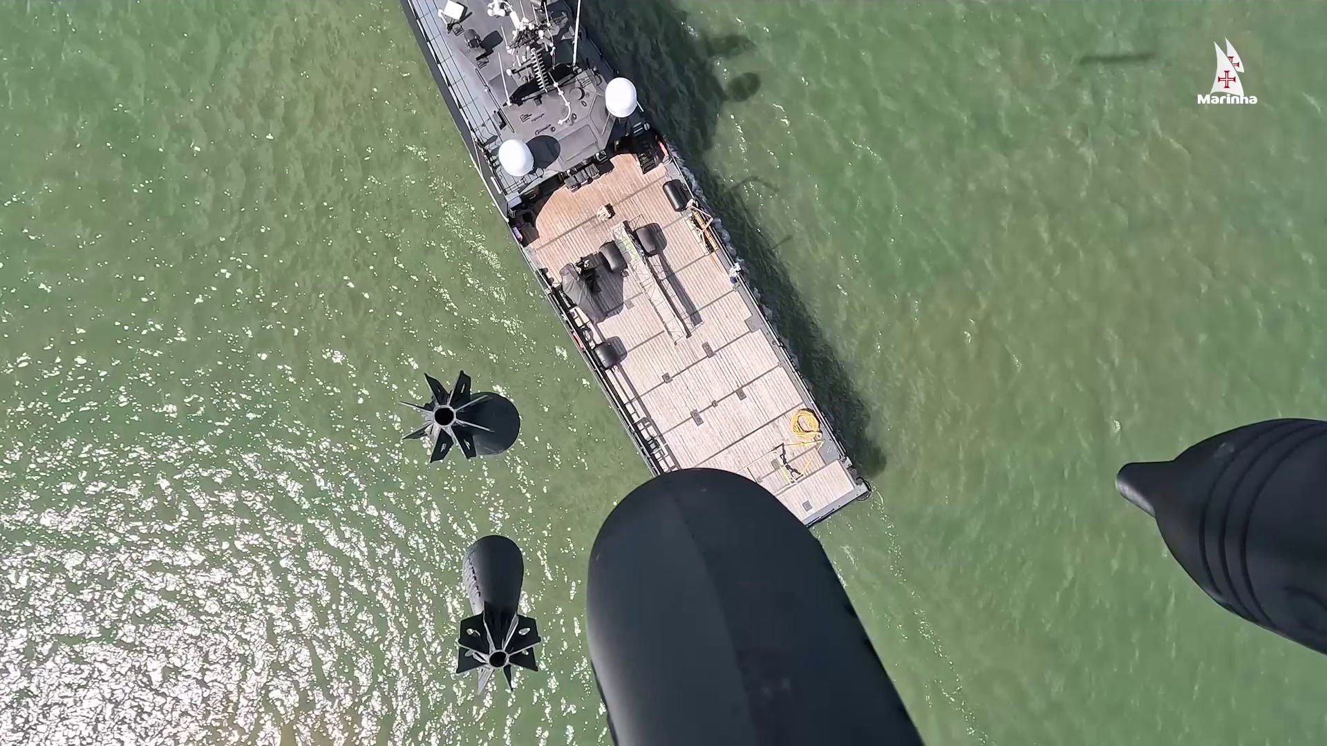"Drone" Talon DT-300 em demonstração de acção ofensiva sobre navio em Tróia
