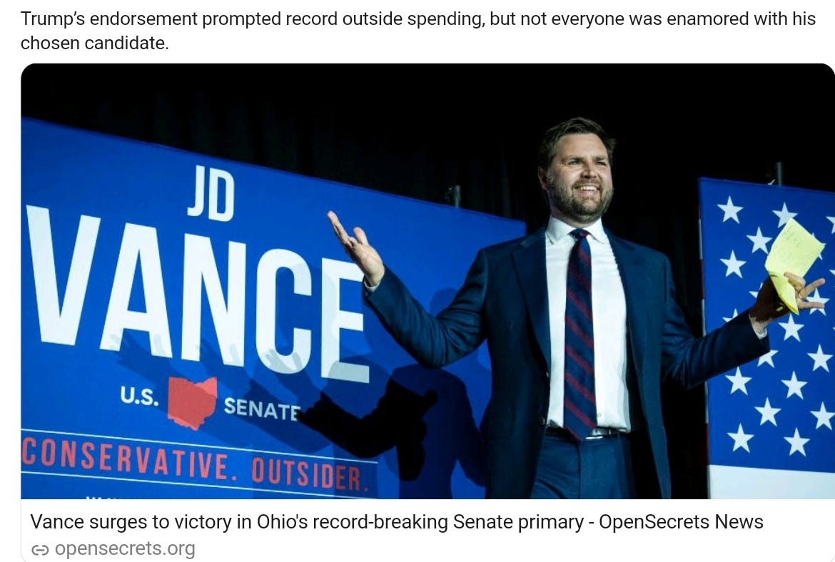 JD VANCE AKA JAMES HAMEL FUNDED BY PETER THEIL & GOOGLE CEO ERIC ...