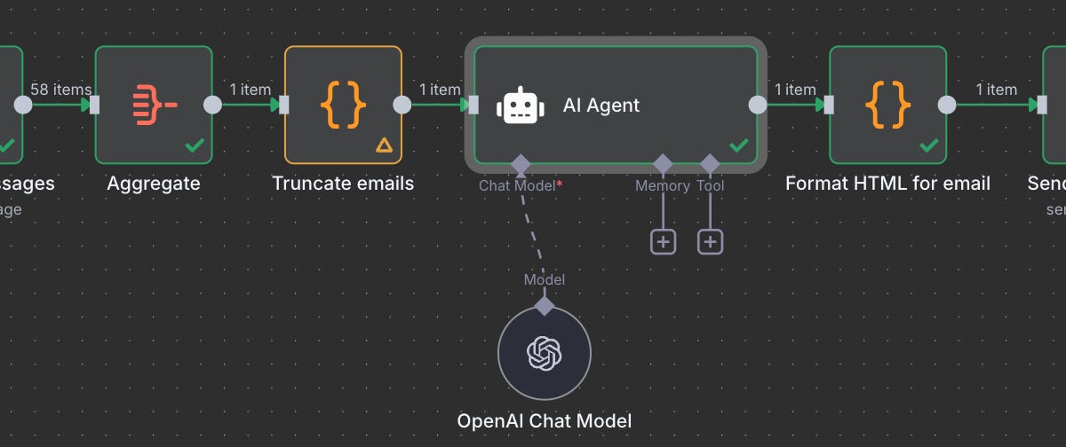 n8n Tutorial: Build an AI Workflow to Extract Top Insights From All Your Newsletter Emails