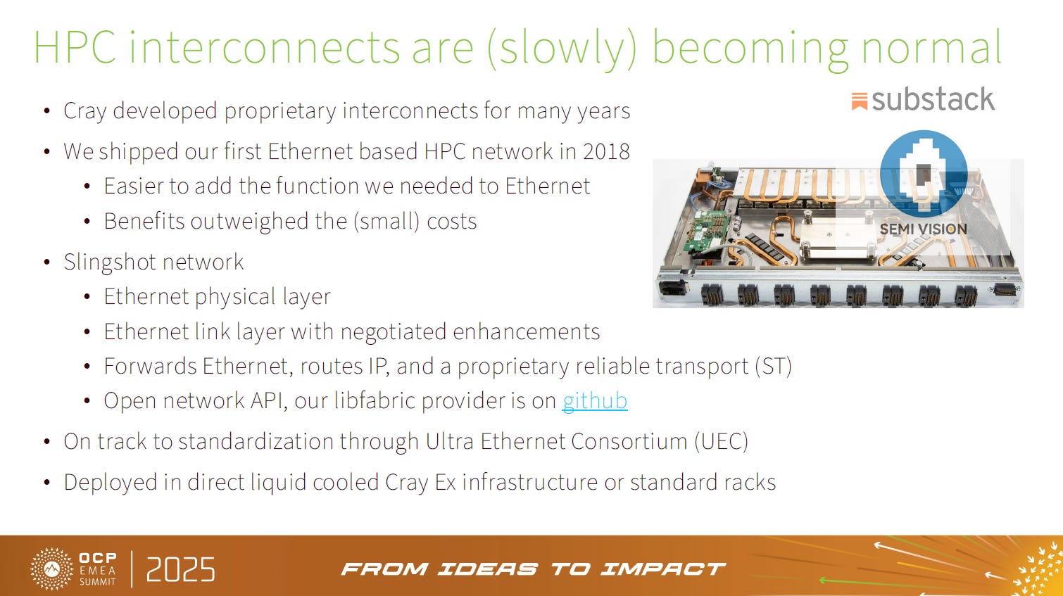 OCP: Photonics in Supercomputer Systems for HPC & AI