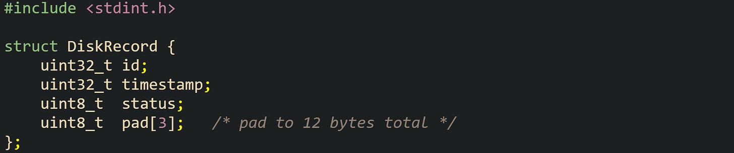 C Structs and Memory Alignment Basics