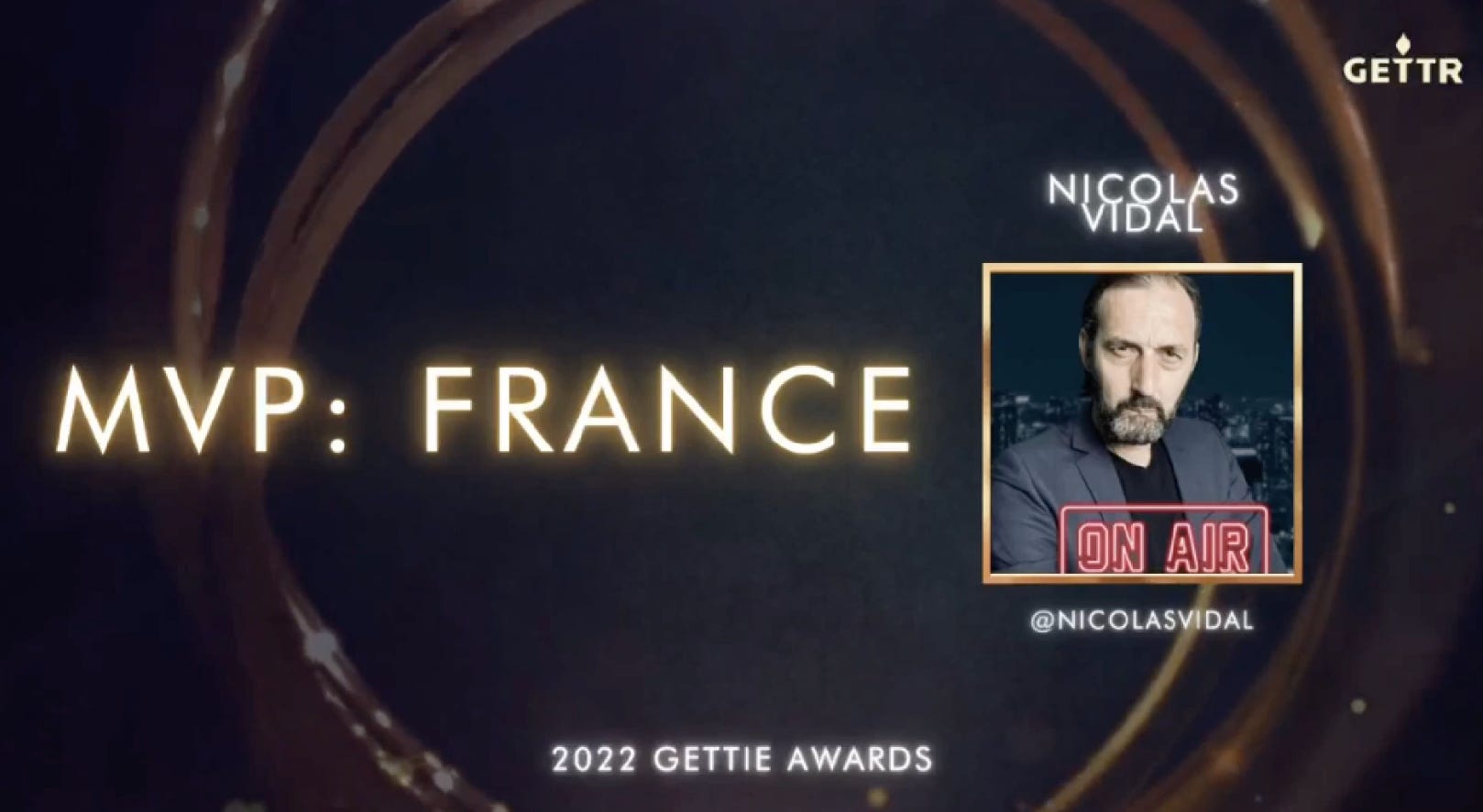 Heureux de cette nomination aux Gettr Awards : meilleur influenceur ...