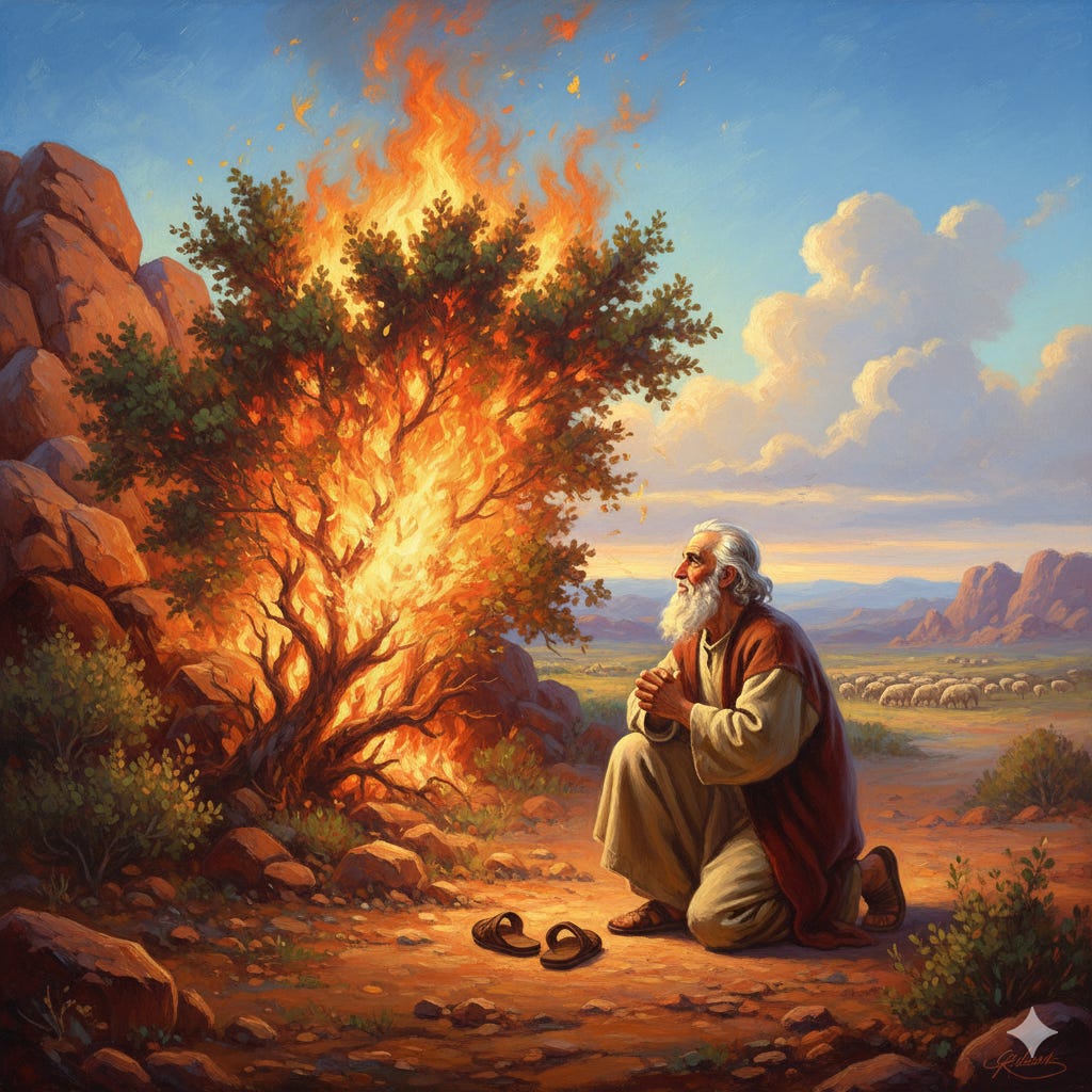 The Call: Moses and the Burning Bush - BibleChapterADay