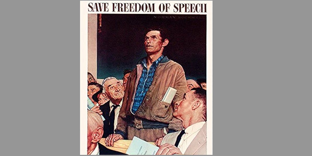 Saying bad ideas are bad isn't censorship - by Mark Histed