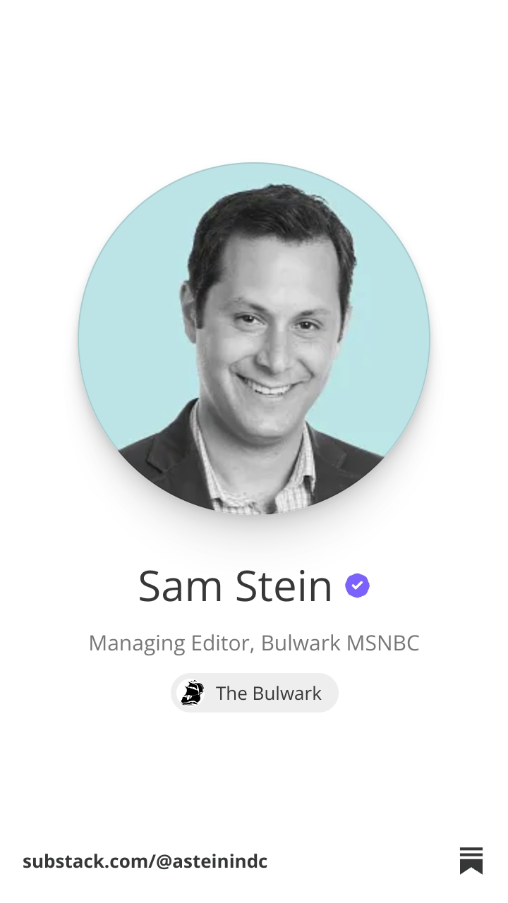 Sam Stein | Substack