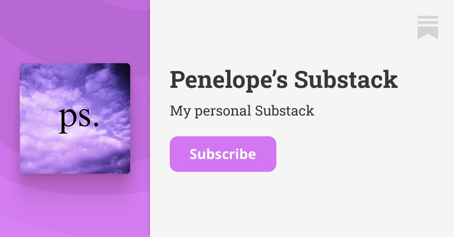 Penelope’s Substack | Penelope Scott | Substack