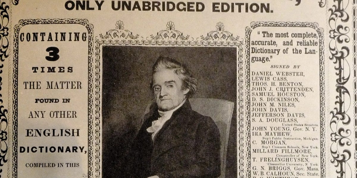 daniel webster dictionary