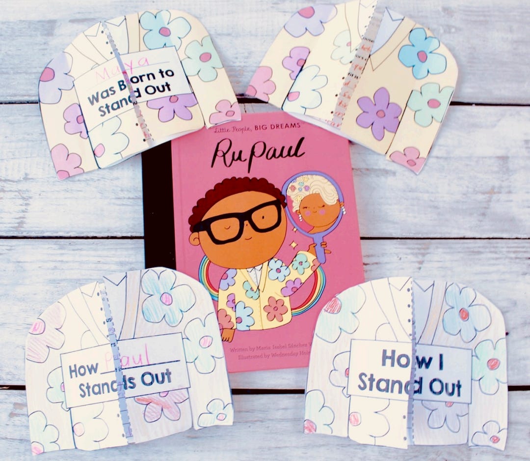 Craft Template: Inspiring Littles to Stand Out from the Crowd