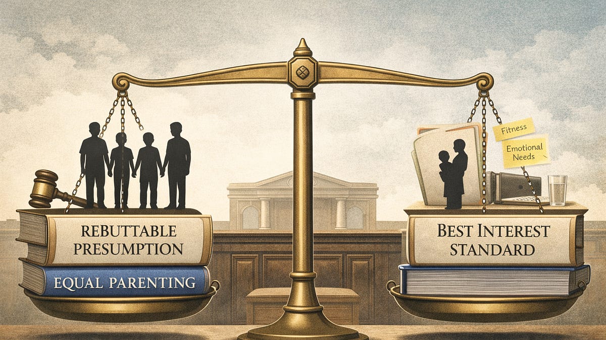 Rebuttable Presumptions vs. the “Best Interest” Standard: What Actually ...
