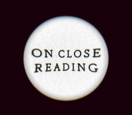 the history of close reading