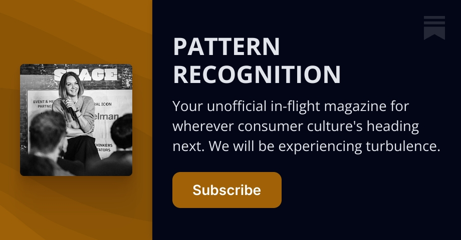 PATTERN RECOGNITION | Beth Bentley | Substack