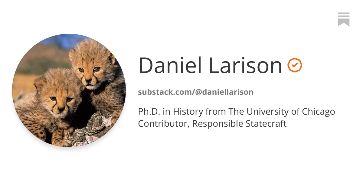 Daniel Larison | Substack