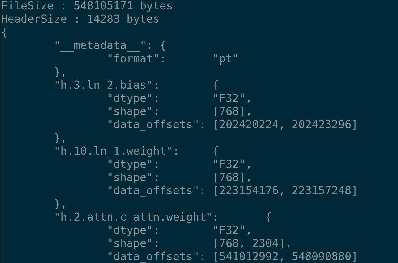 Parsing Safetensors File Format in C - by Murage Kibicho