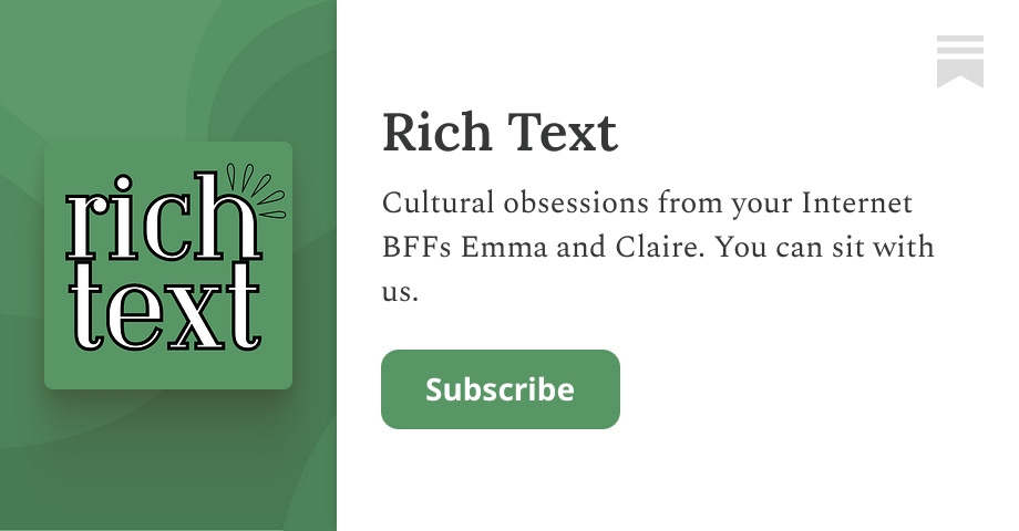 Rich Text | Emma Gray | Substack