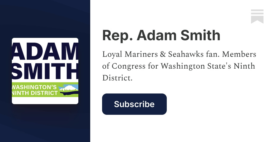 About - Rep. Adam Smith