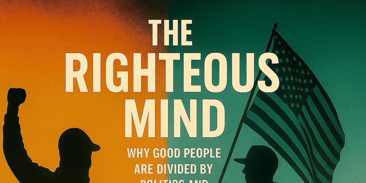 Book Review: The Righteous Mind: Why Good People Are Divided by ...