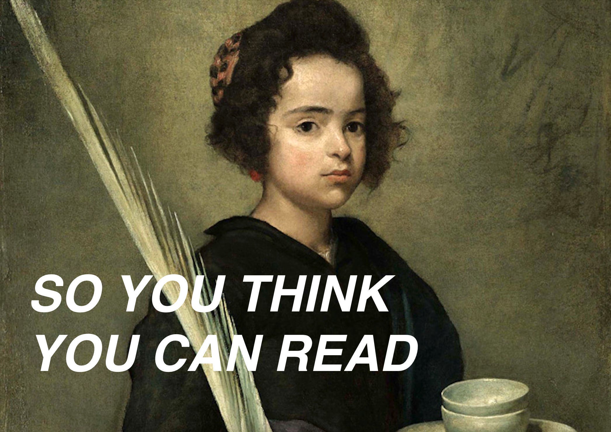 So you think you can read III